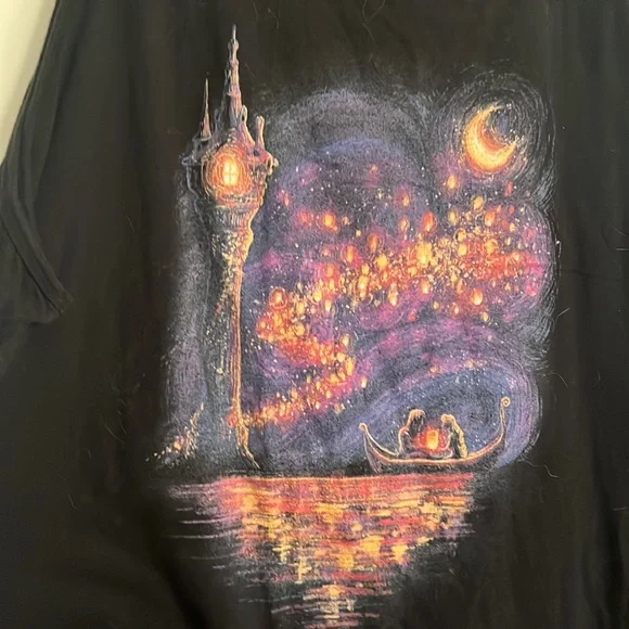 Tangled Floating Lights Painting